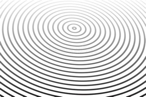Concentric Rings Pattern Oval Striped Lines Texture Stock Vector Illustration Of Contemporary
