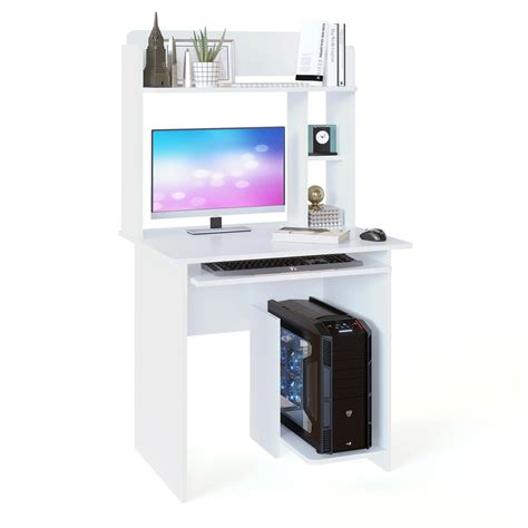 ᐉ Компьютерный стол Xdesk 21 1 КН 01 Cnc Mebli Белая аляска • Купить в Киеве Украине • Лучшая