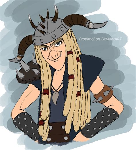 How To Train Your Dragon 2 Tuffnut By Propimol On Deviantart