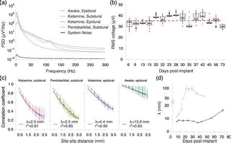 Signal Characteristics From Anesthetized And Awake Recordings A