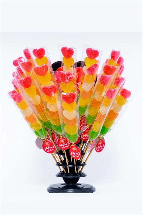 Lollipop Red Jelly Candy Packaging Type Packet Packaging Size 30