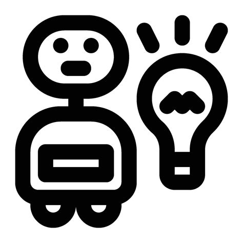 Robot Concept Prototype Outline Icon 55804409 Vector Art At Vecteezy