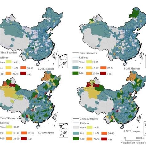 Figure E Exportimport Pattern And Evolution Of Chinas Railway