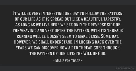 It Will Be Very Interesting One Day To Follow The Pattern