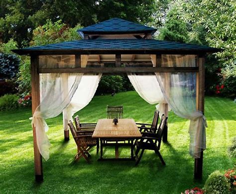 Beautiful Summer Decorating With Mosquito Nets Improving Pergola And Gazebo Designs