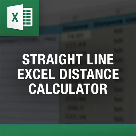 Products Excel Distance Calculators