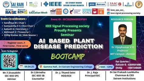 Ai Based Plant Disease Prediction Ieee Education Week