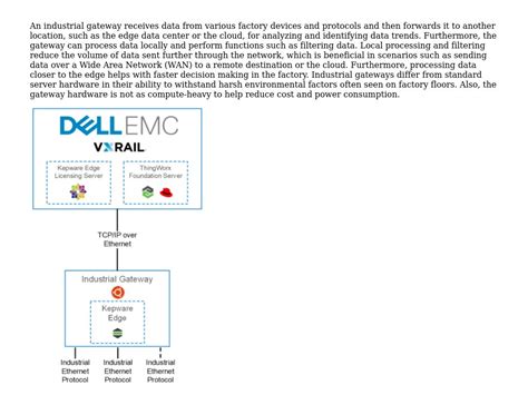 What Is An Industrial Gateway Dell Technologies Manufacturing Edge Reference Architecture