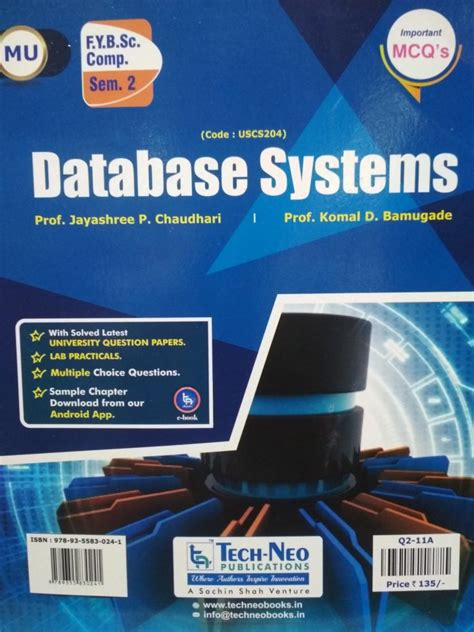 Tech Neo Database Systems Mu Bookwalas