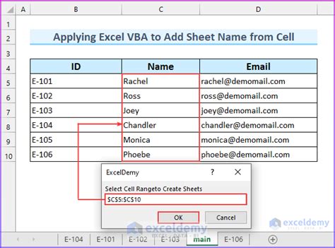 How To Add Sheet With Name From Cell Using Excel Vba