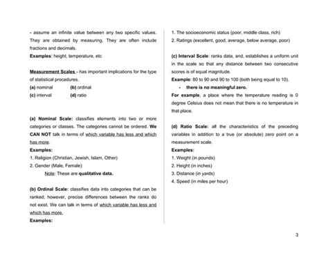 Bachelor Of Social Work Statistics Reviewer Docx Physics Science