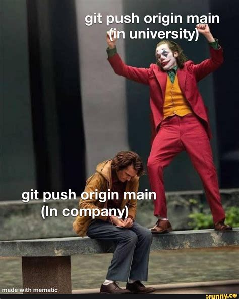 git push origin main in university git push origin main in company