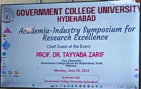 Moiz Khan On Linkedin Today We Attand Academia Industry Symposium For Research Excellence At