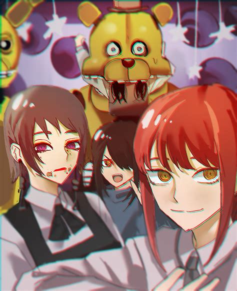 Makima Yoru Nayuta Fami Fredbear And 1 More Chainsaw Man And 1