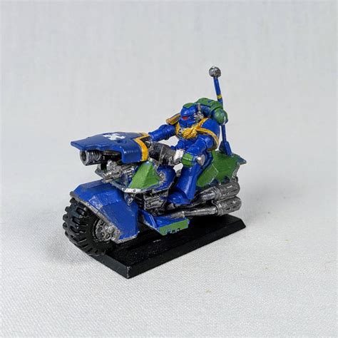 Space Marine Bike Warhammer 40k Board Game Terrain Army Lot Metal Oop