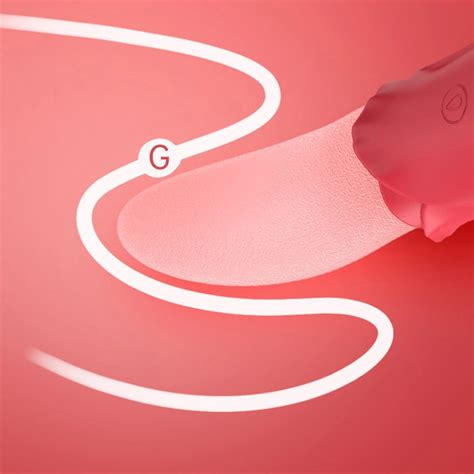 Powerful Tongue Rose Licking Vibrator Oral Nipple Clit Clitoris Rose
