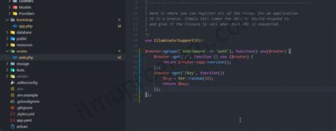 api authentication di lumen 8 laravel versi app engine ilmuprogram