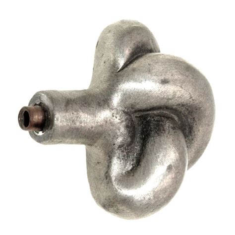 Anne At Home Artisan Roguery Large 1 34 Cabinet Knot Knob Satin Pewt