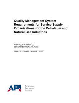 API Spec Q Second Edition PDF