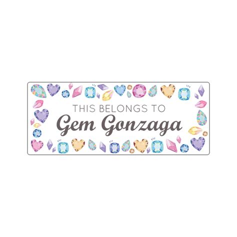 Precious Gems Sticker Label Wrap Up Ph