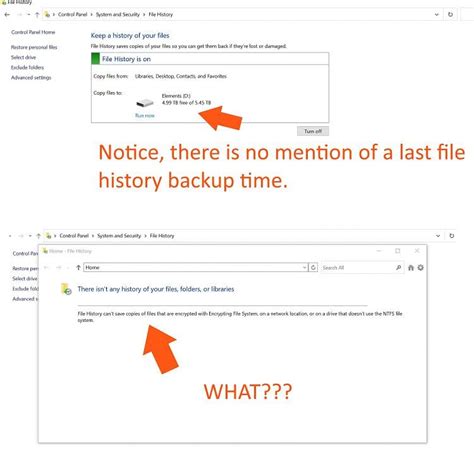 Does Windows 10 File History Really Suck This Much Or Is It Me