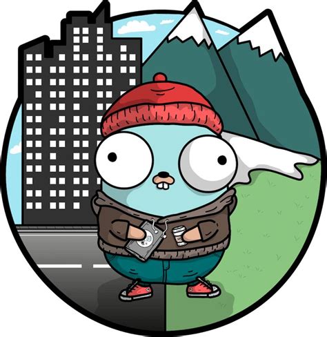 Download Whether This Is Your First Time In The City Or You Ve Gopher Golang PNG Image With No