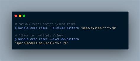 Prabin Poudel On Linkedin Til Exclude Pattern In Rspec You Can Use `exclude Pattern