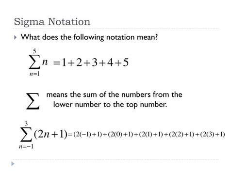 Sigma Notation To Integral Notation Ltdibw