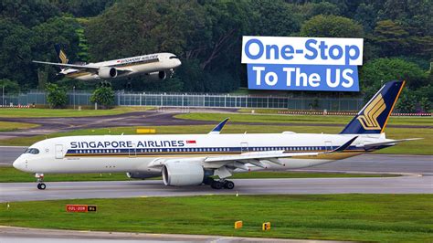 Examined The One Stop Us Routes That Singapore Airlines Serves Via