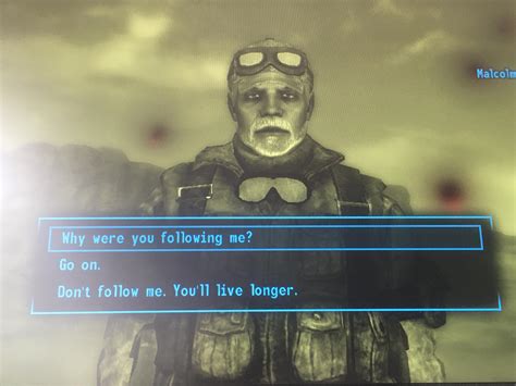 Found Out That If You Use A Night Scoped Weapon And Someone Talks To You They Go Green R Fnv