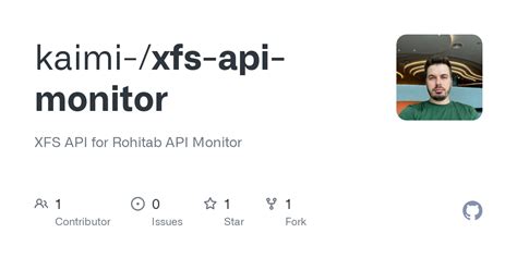 Github Kaimi Xfs Api Monitor Xfs Api For Rohitab Api Monitor