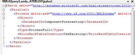 Salvoz Ssas Creating A Script To Process An Ssas Database In Ssms