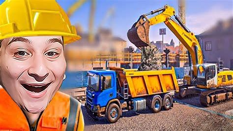 ნუბი ანგრევს Construction Simulator Ubralod Noobi Youtube