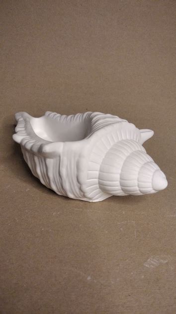 Гіпсове кашпо Мушля велика для розмальовування 3Д іграшки з доставкою від Rozetka