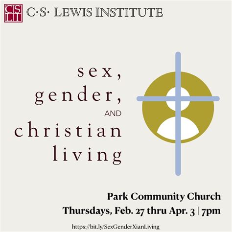 Our Six Week Series ‘sex Gender And Christian Living Is Underway With