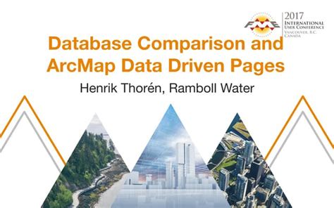 Database Comparison And Arcmap Data Driven Pages Ppt