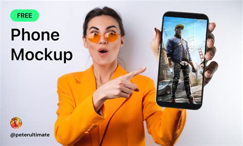 Phone In Hand Mockup Figma