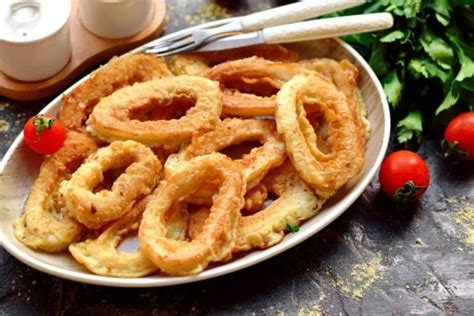 Кольца кальмара в кляре | Атлас вкуса