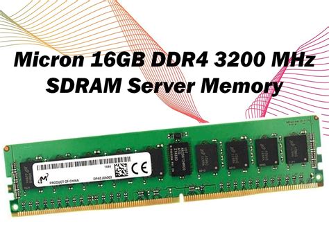 Micron GB DDR MHz SDRAM Server Memory MTA ASF G PDZ G R