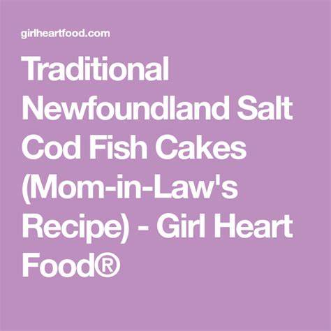 Traditional Newfoundland Salt Cod Fish Cakes Recipe