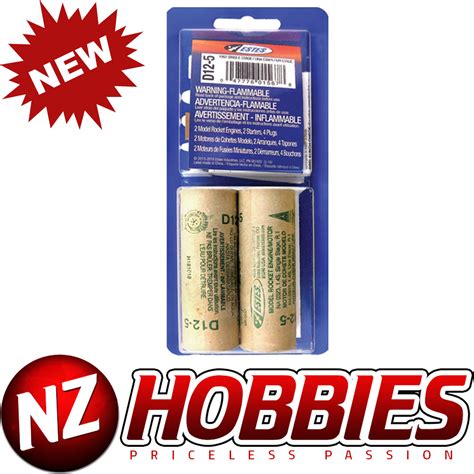 Estes 1567 D12 5 Model Rocket Engines 2pk Nz Hobbies
