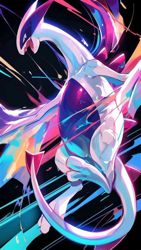 Lugia Ex Pokémon Póster De Pokemon Fondo De Pantalla De Anime Arte