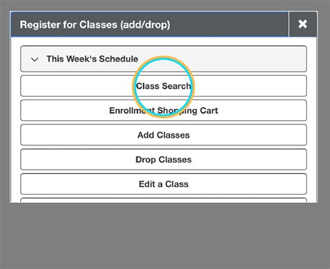 Register For Classes