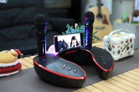 가정용 노래방 기기 캠핑 차박 블루투스 스피커 무선마이크 에펠씽 네이버 블로그