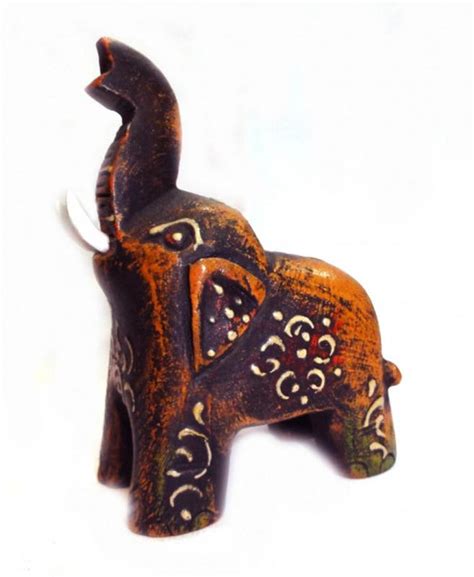 Статуэтка слон деревянный — цена 454 грн в каталоге Статуэтки Купить