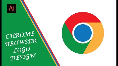 Chrome Browser Logo Design In Adobe Illustrator Youtube