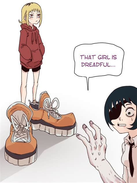 Himeno Sawatari Akane And Ghost Devil Chainsaw Man Drawn By