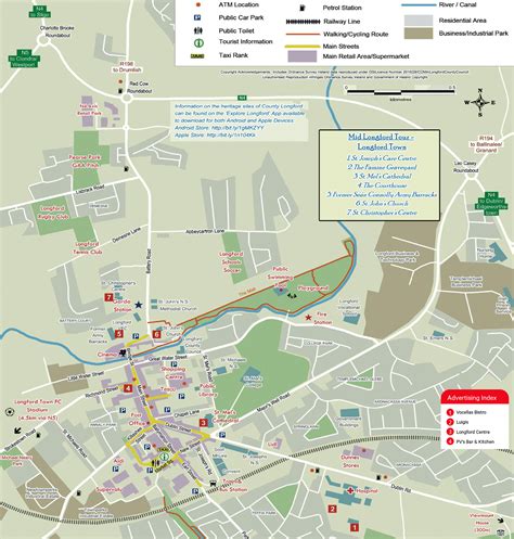 Longford Town Map Town Maps
