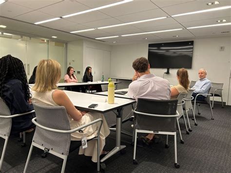 Last Week Our Interns Had The Opportunity To Meet And Greet With Our Ceo