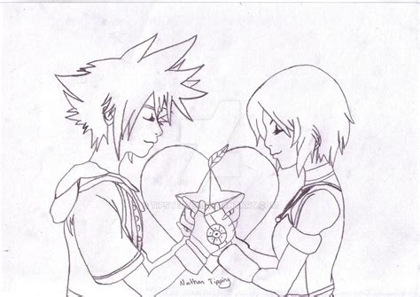 Sora And Kairi In Love Wip 1 By Tipster360 On Deviantart